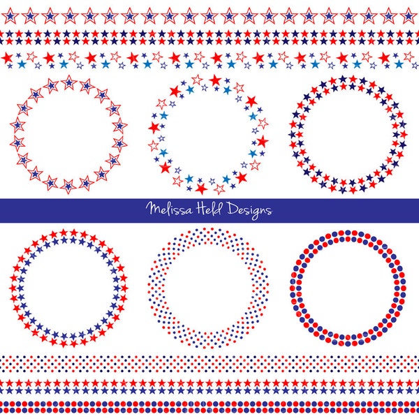 Patriotic Frames - Etsy