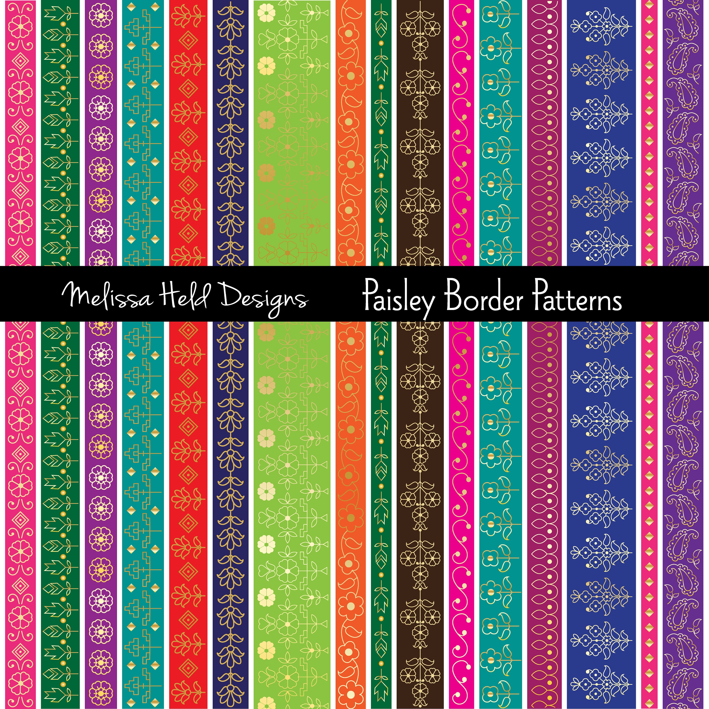 Paisley Border Clip Art