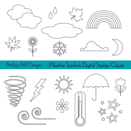 Weather SVG Cute Weather SVG Cute SVG Sun Svg Moon Svg | Etsy