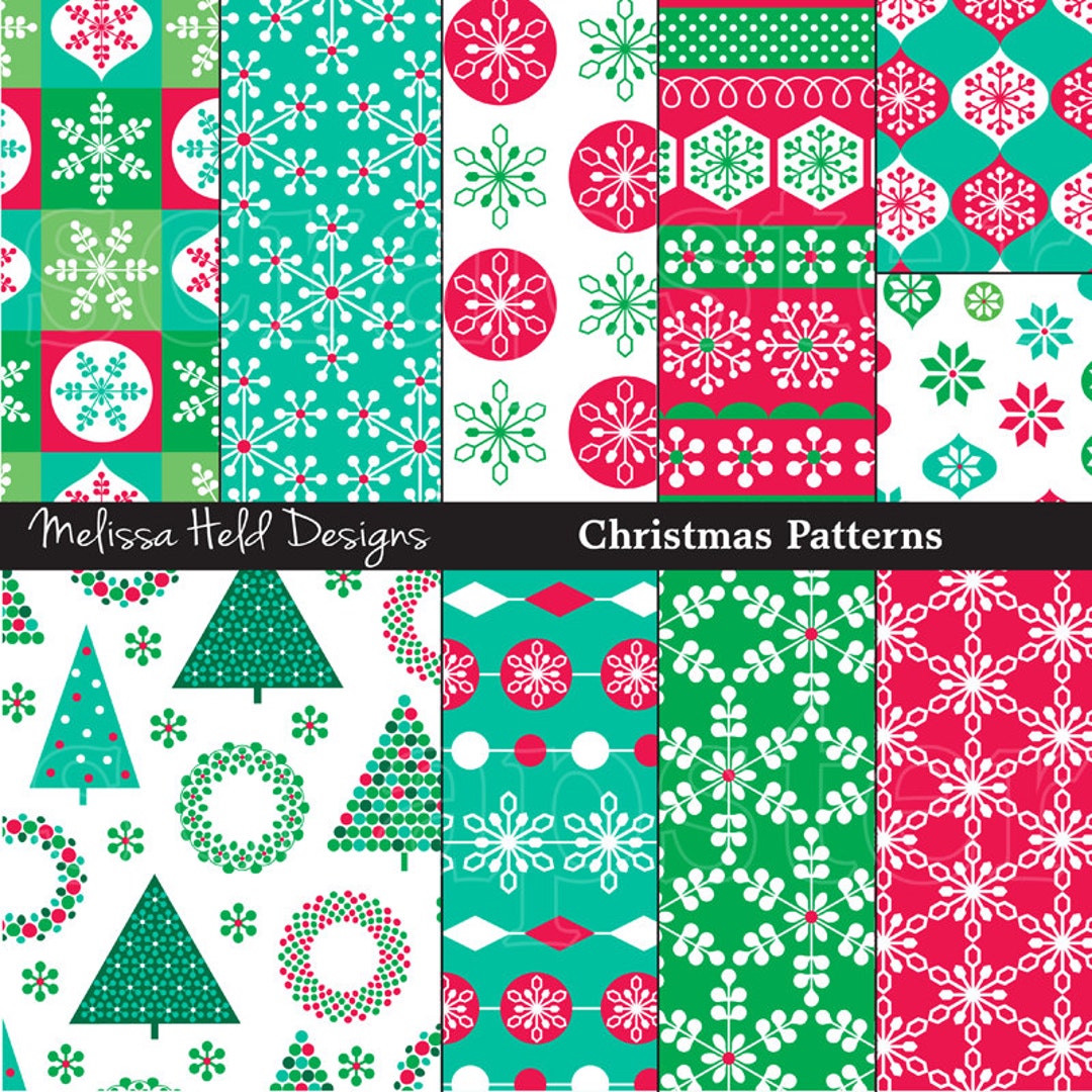 Christmas Digital Patterns - Etsy