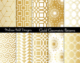 Black & White Geometric Digital Patterns | Etsy