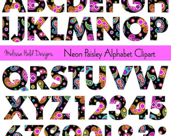 Paisley Letters - Etsy