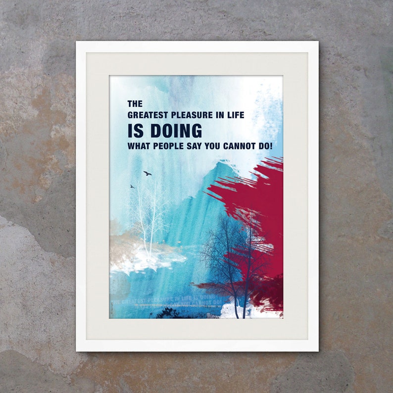 A3 Inspirational Poster With Inspiring Words. Art Poster for - Etsy