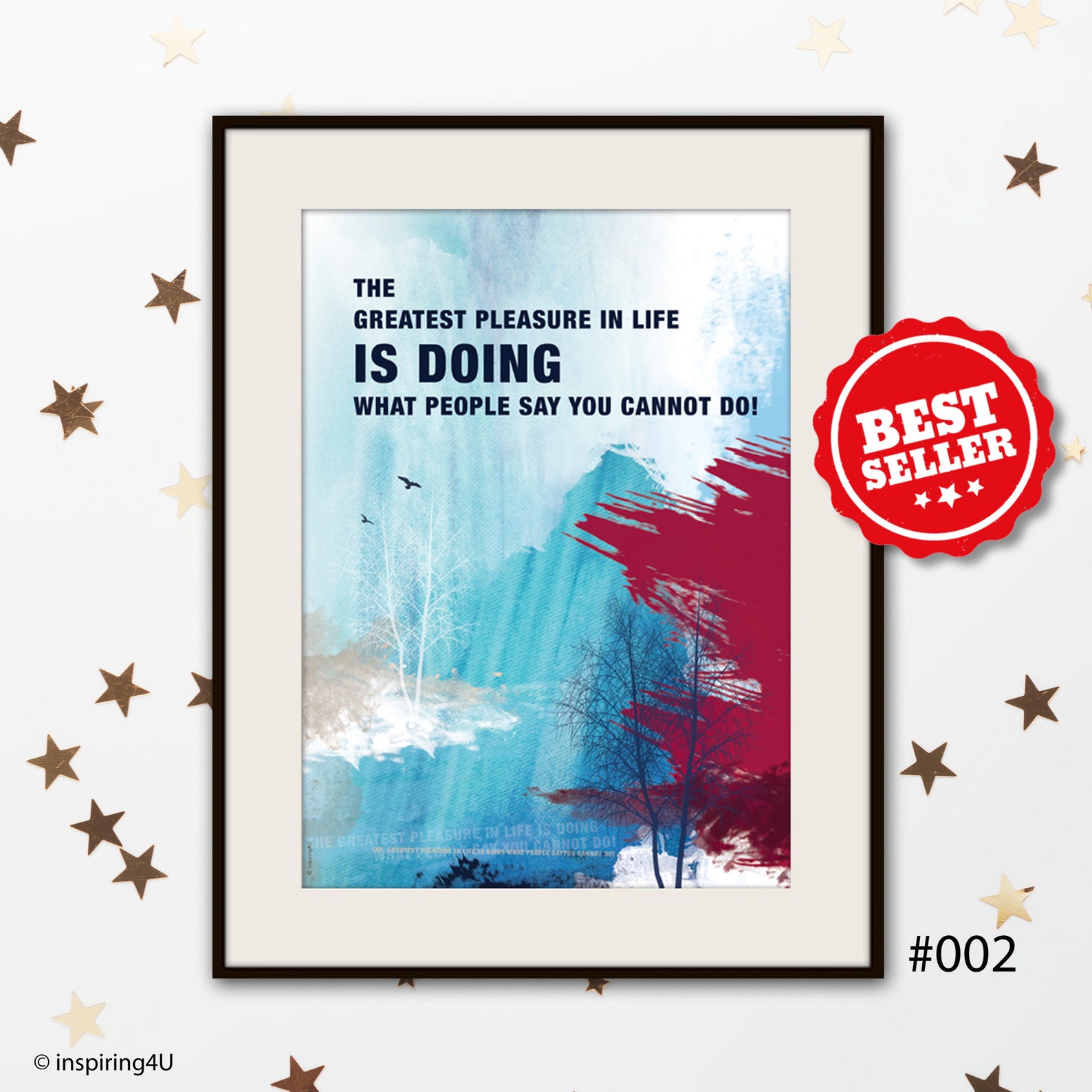 A3 Inspirational Poster With Inspiring Words. Art Poster for - Etsy