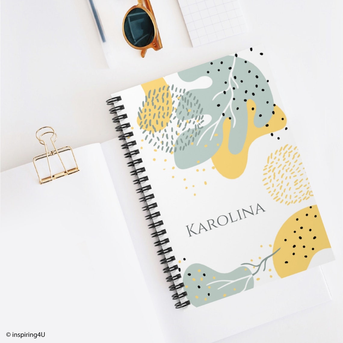Custom Name Notebook. Personalized Spiral Notebook. Custom - Etsy