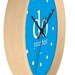 Light Blue Wall Clock, Motivational Office Decor - Etsy