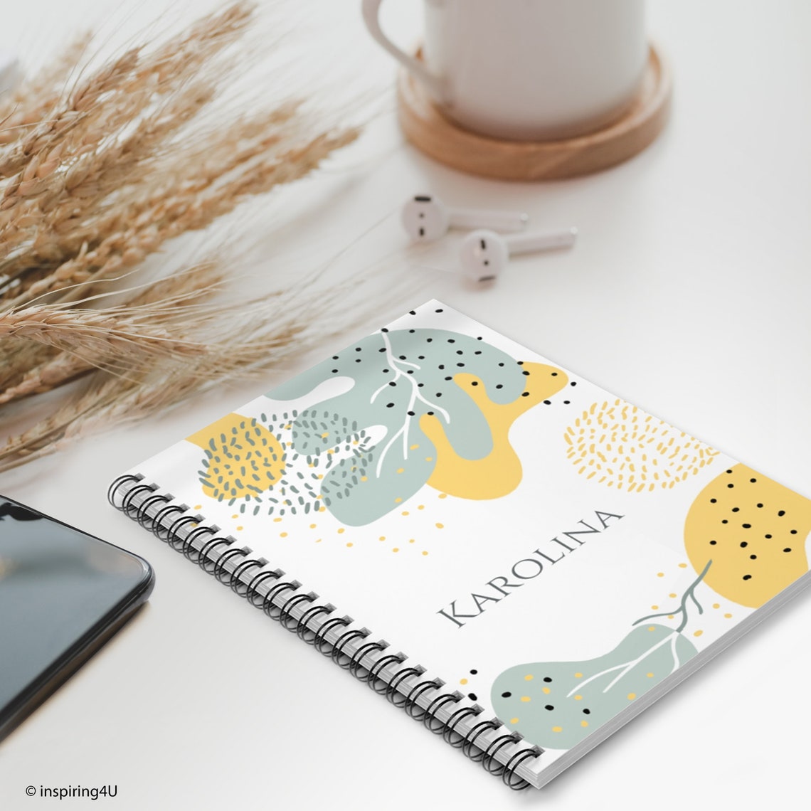 Custom Name Notebook. Personalized Spiral Notebook. Custom - Etsy