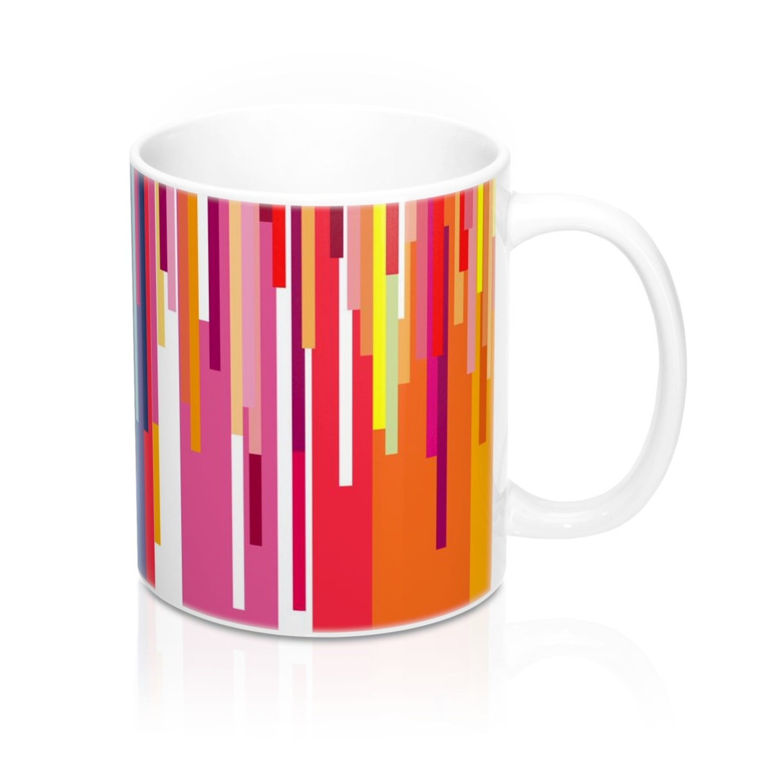 Rainbow Coffee Mug Colorful Coffee Mug Ceramic Mug Ceramic Tea Mug, Tea ...