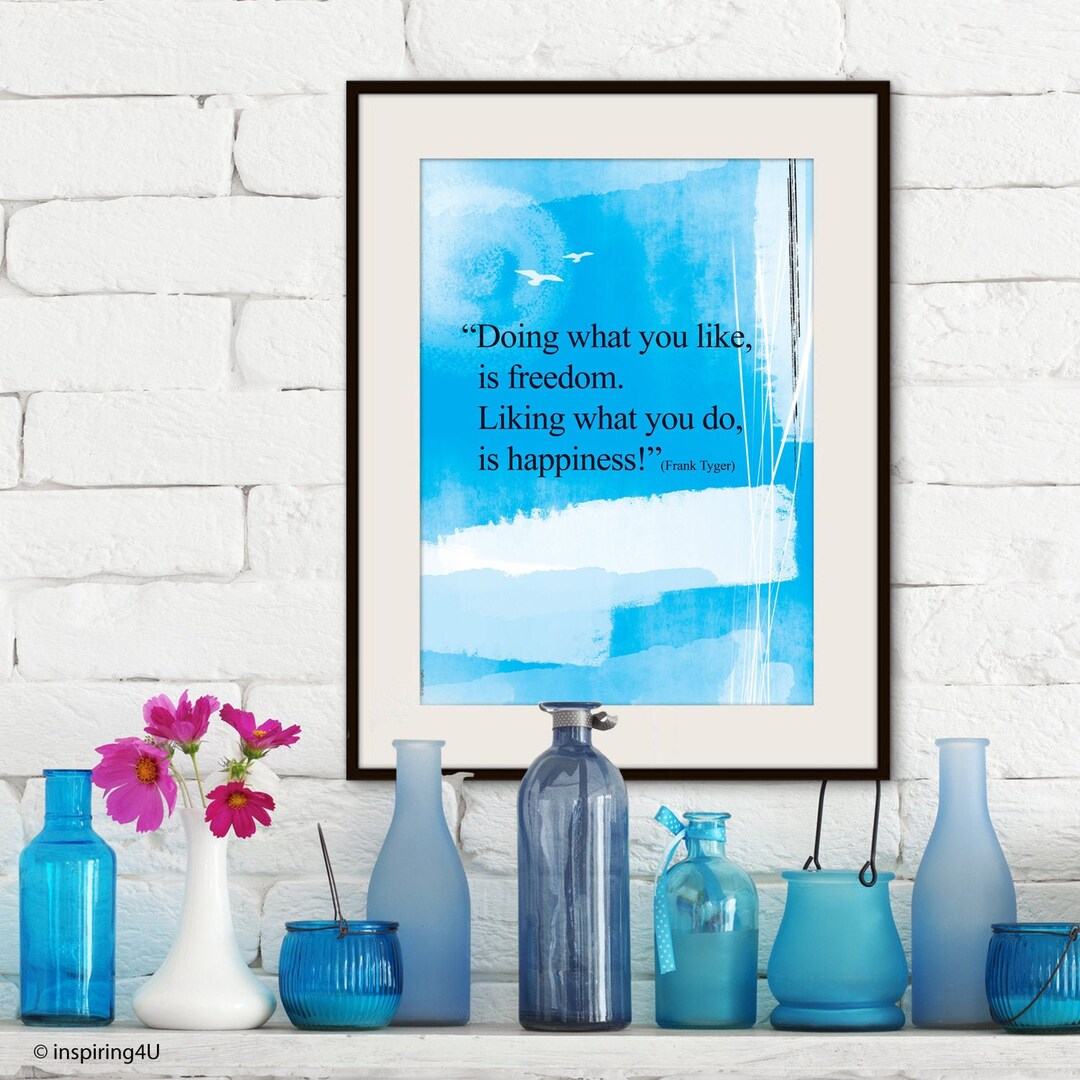Positive Thinking Poster. Inspirational Poster. Inspiration Print ...