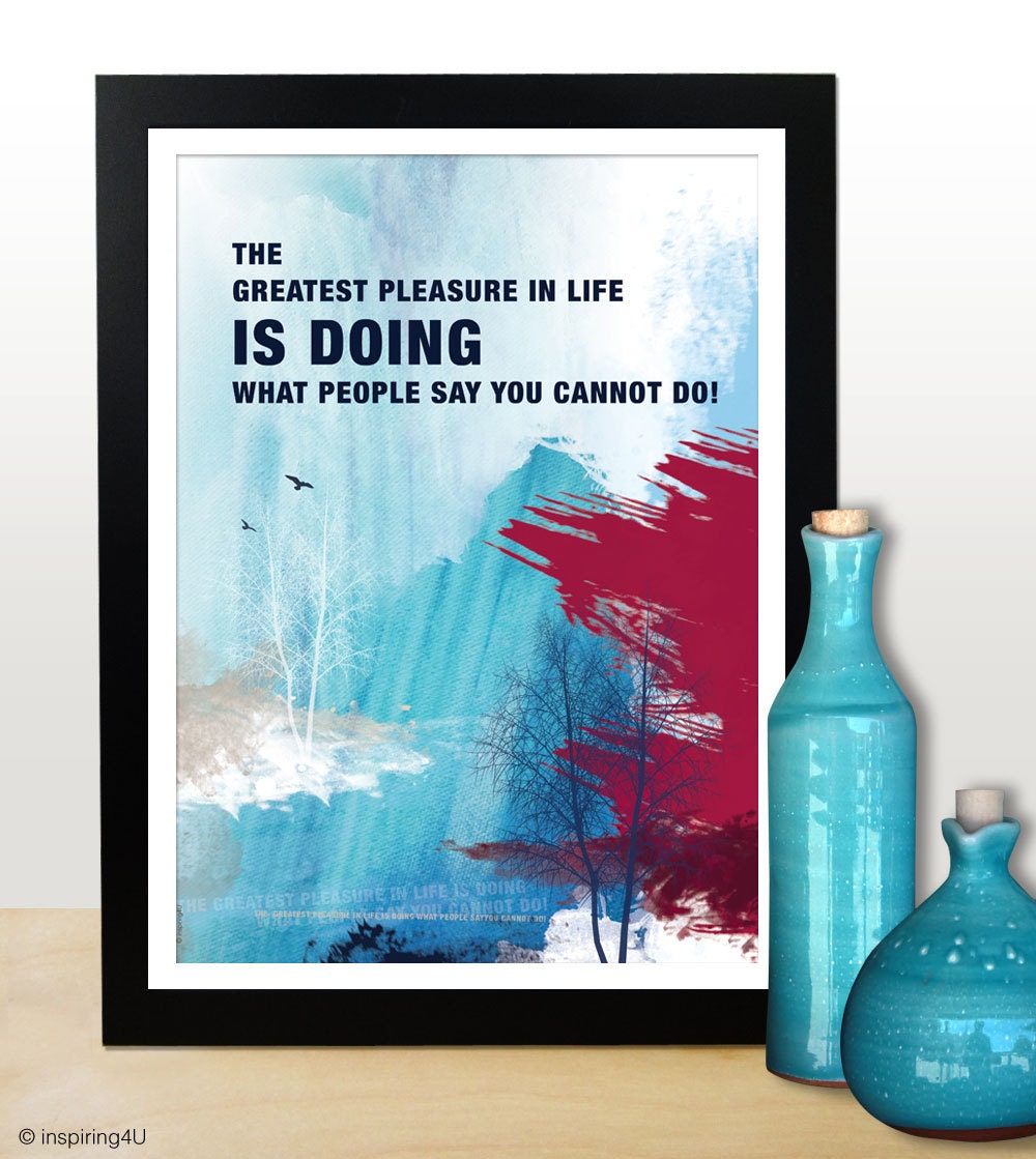 A3 Inspirational Poster With Inspiring Words. Art Poster for - Etsy