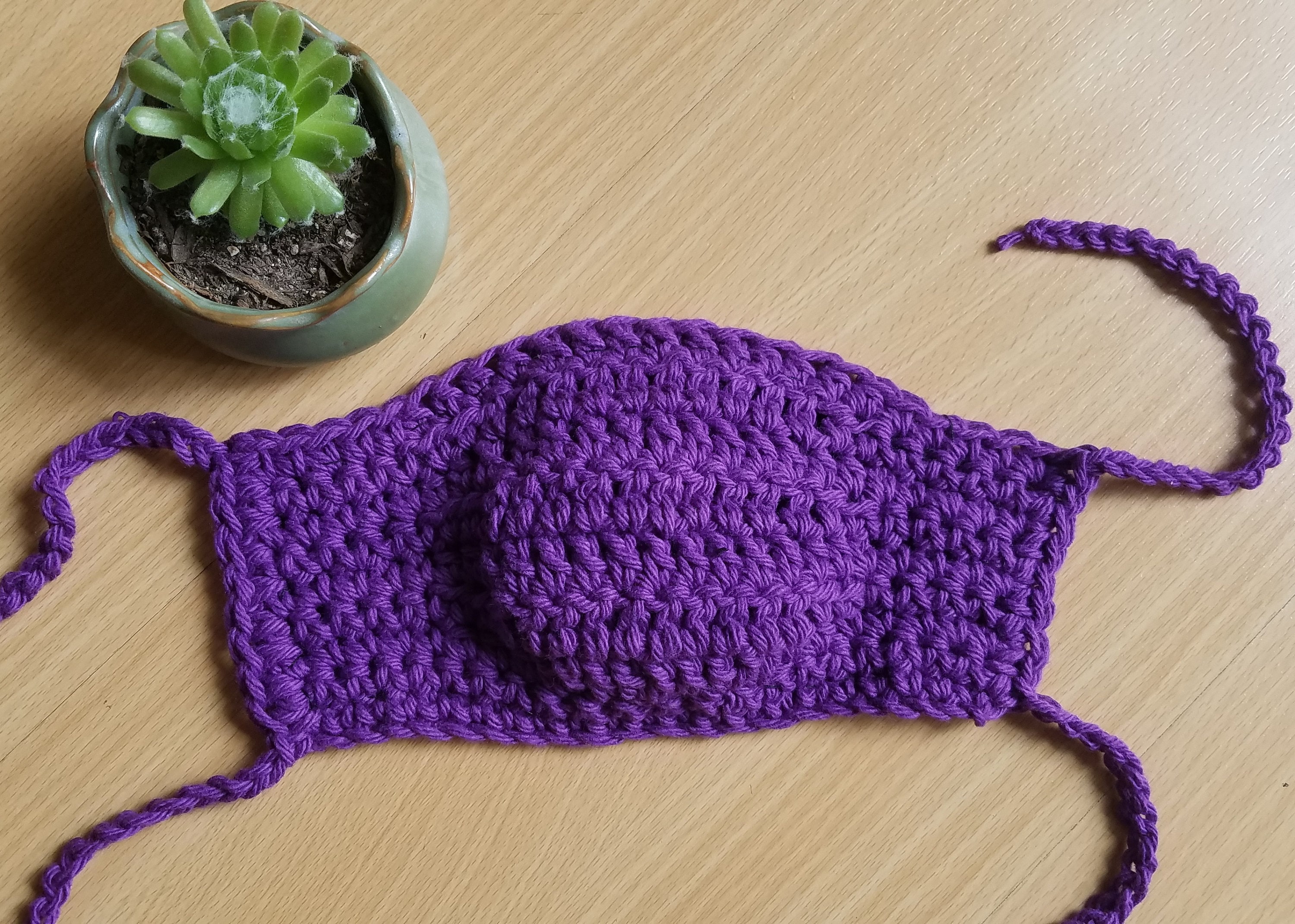 PATTERN: Craycray Crochet Face Mask With Lining / Adult & Child Size ...
