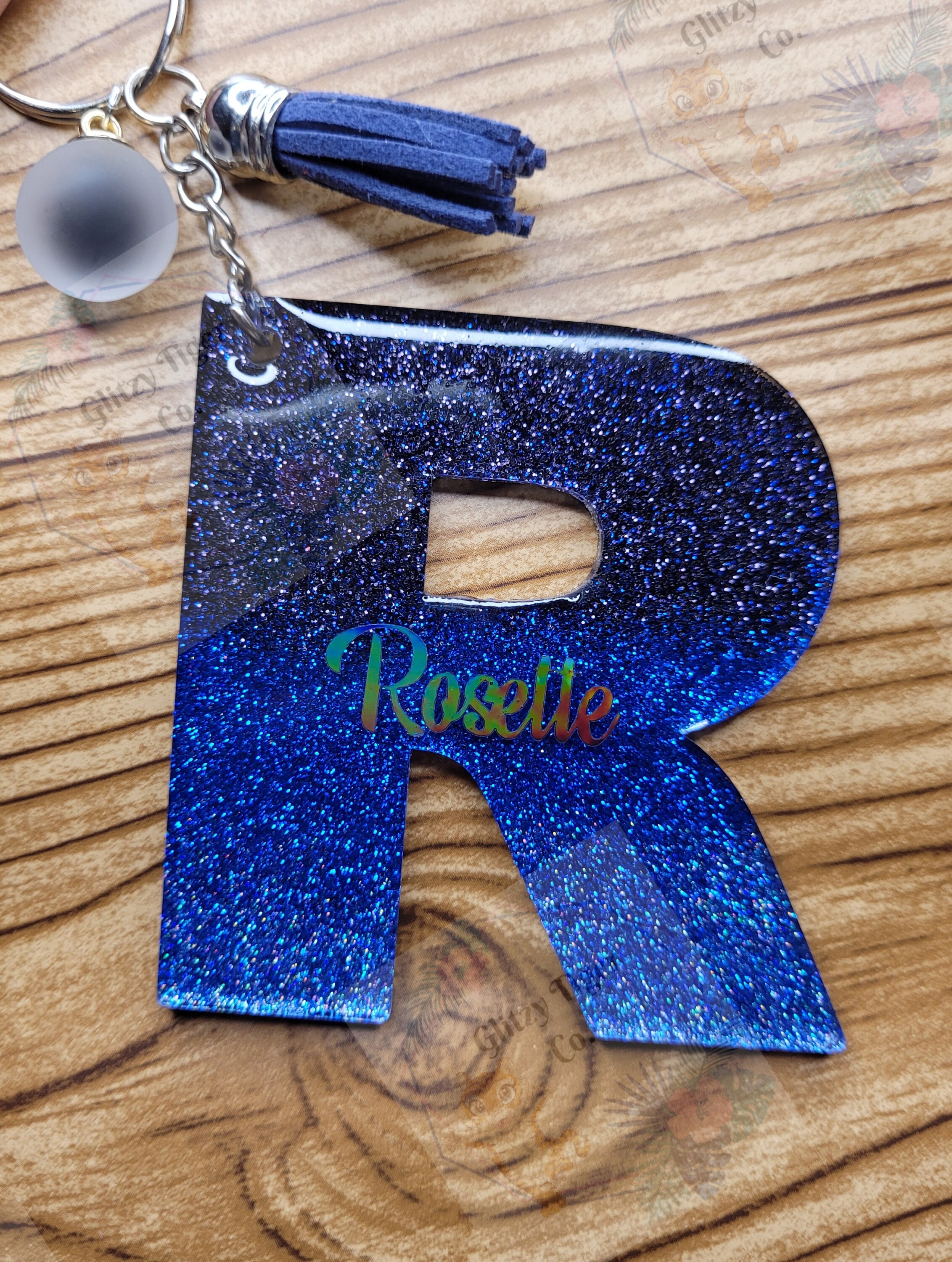 Initial Key Chain, Letter Keychains - Etsy UK