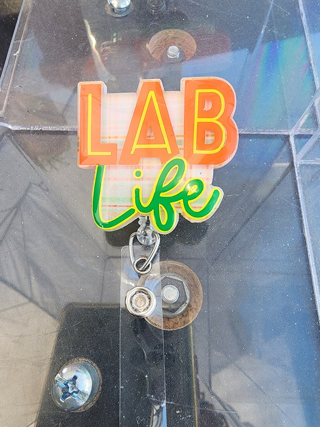 Lab Life Badge Reel| Laboratory Badge Reel | Lab Tech ID Holder | Lab ...