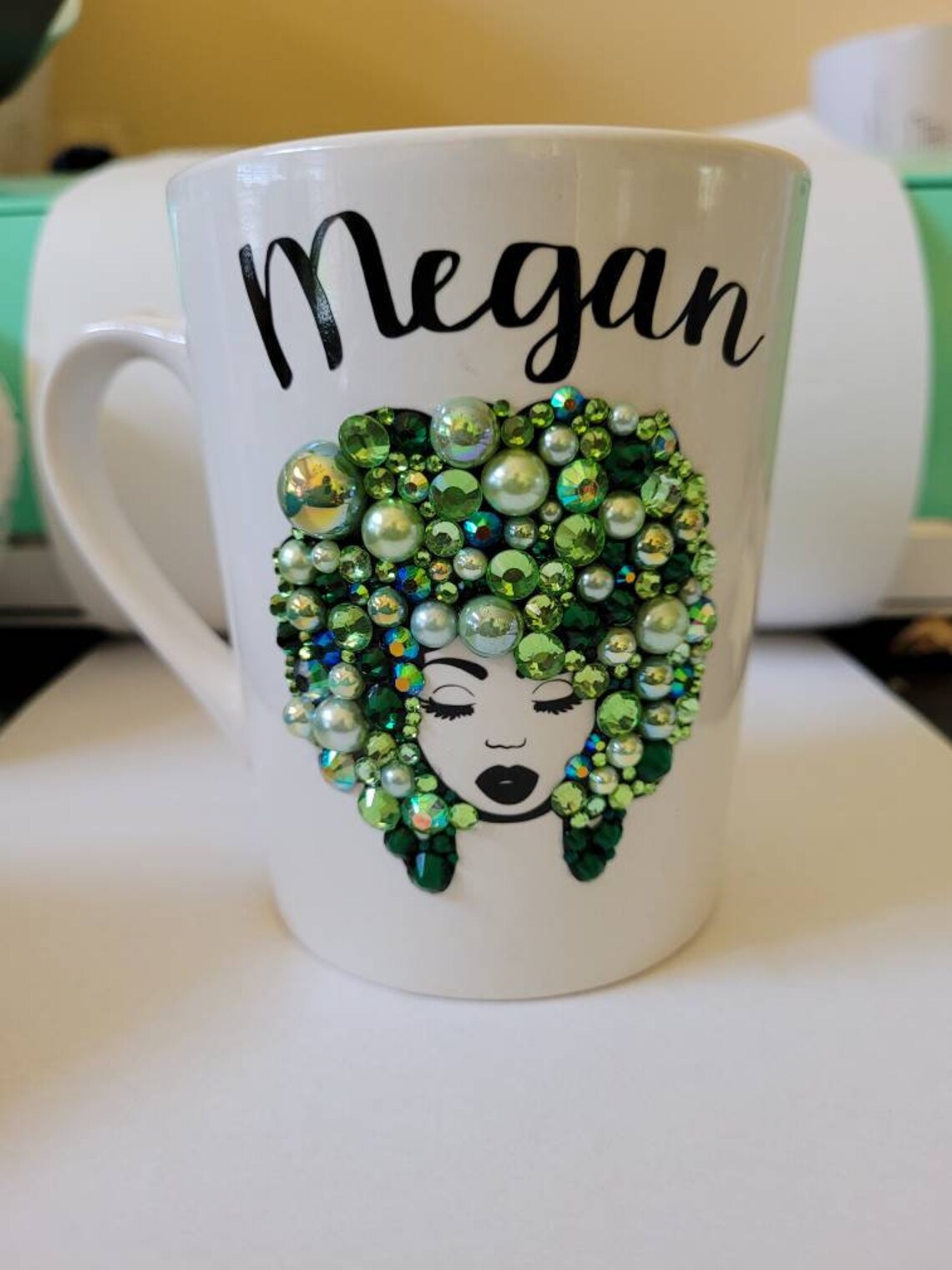 Personalized Bling Mugs - Etsy