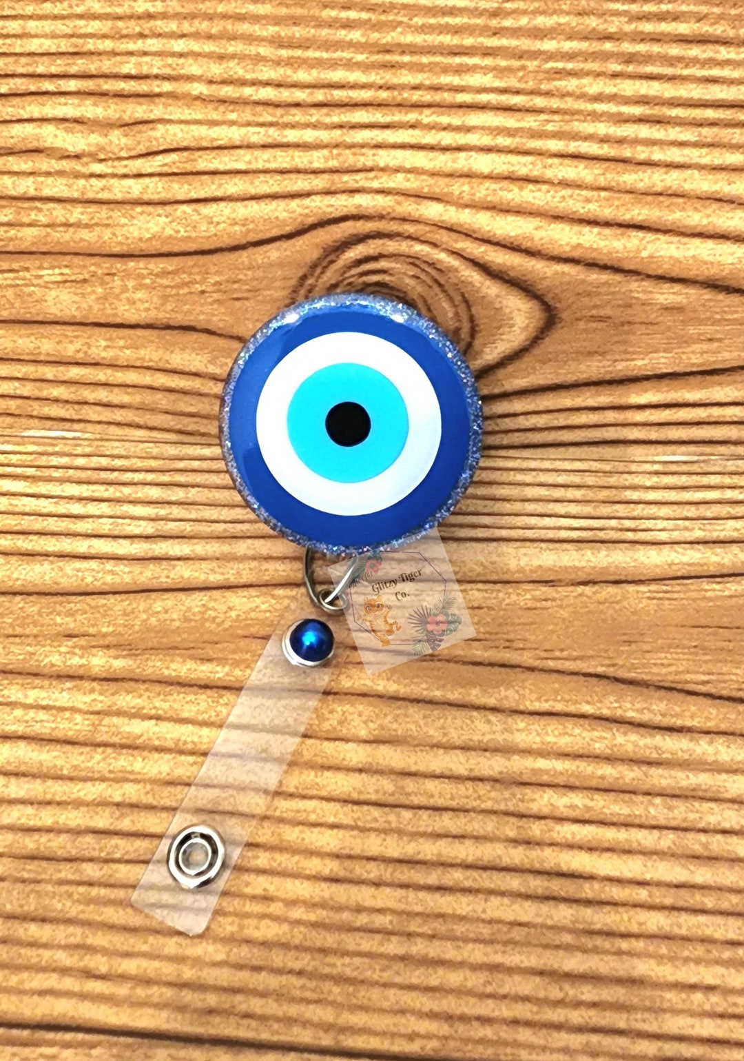 Eye of Protection Badge Reel| Evil Eye Badge Reel - Etsy