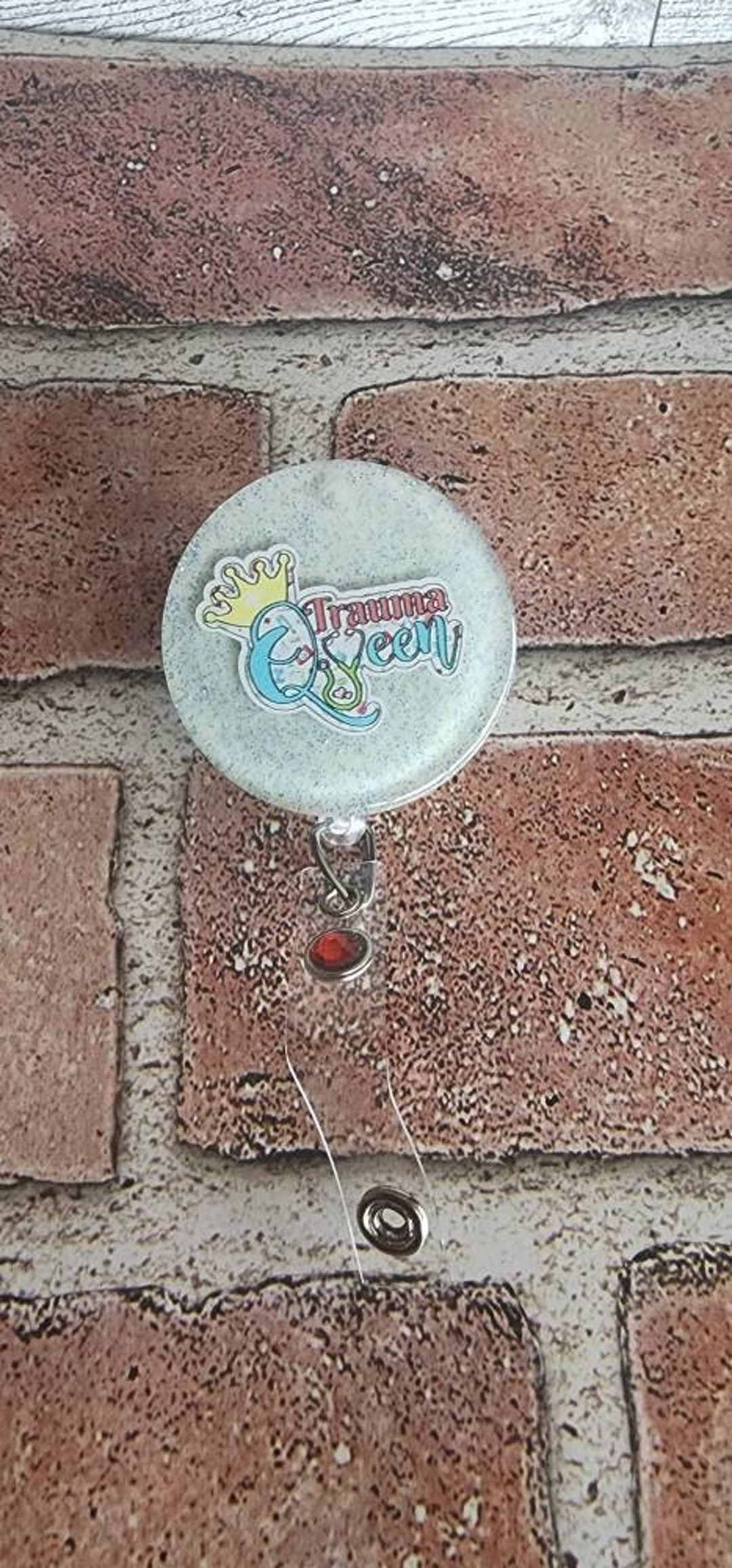 Trauma Queen Badge Reelnurse Badge Reel - Etsy