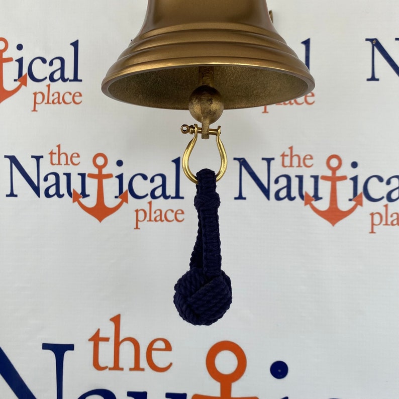 Monkey Fist Rope Knot Key Chain W/ Brass Shackle 4.5 - Etsy