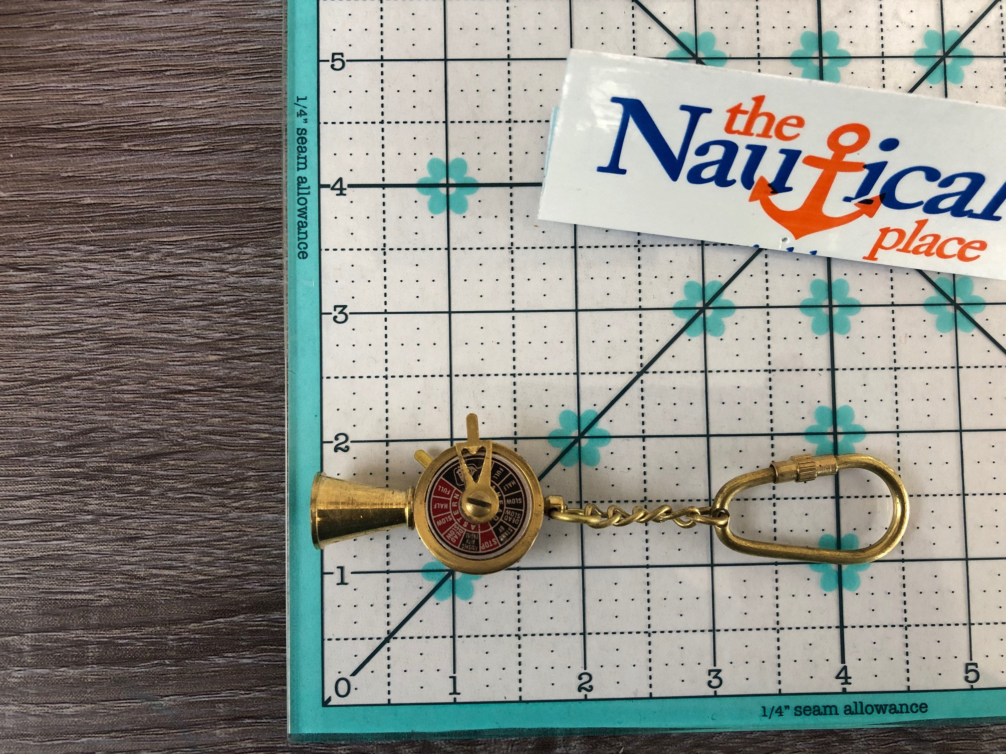 Brass Telegraph Keychain - Old Vintage Antique Style - Miniature ...