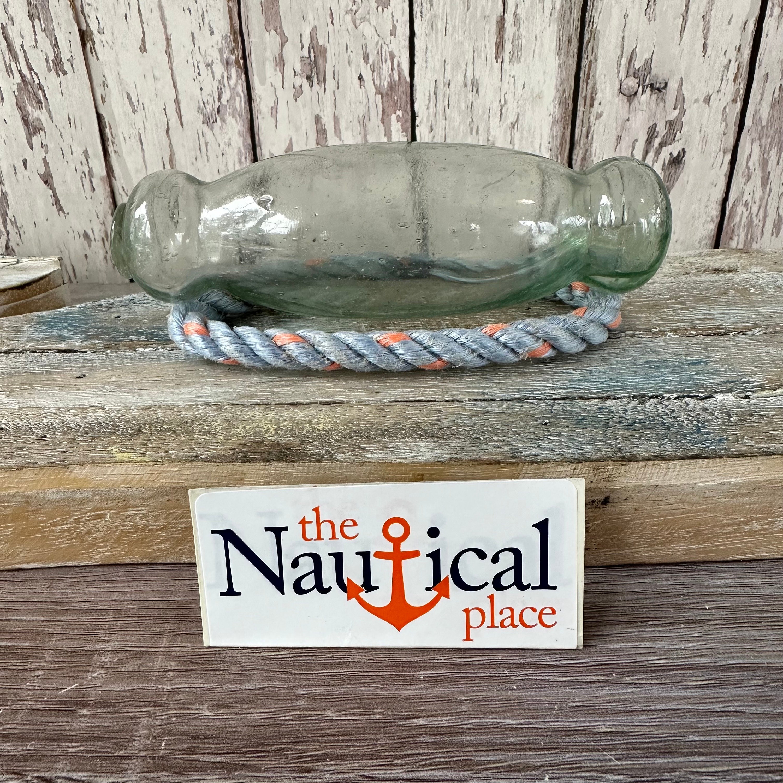Japanese Glass Fishing Float, Small Tohoku Roller, Water Inside ...