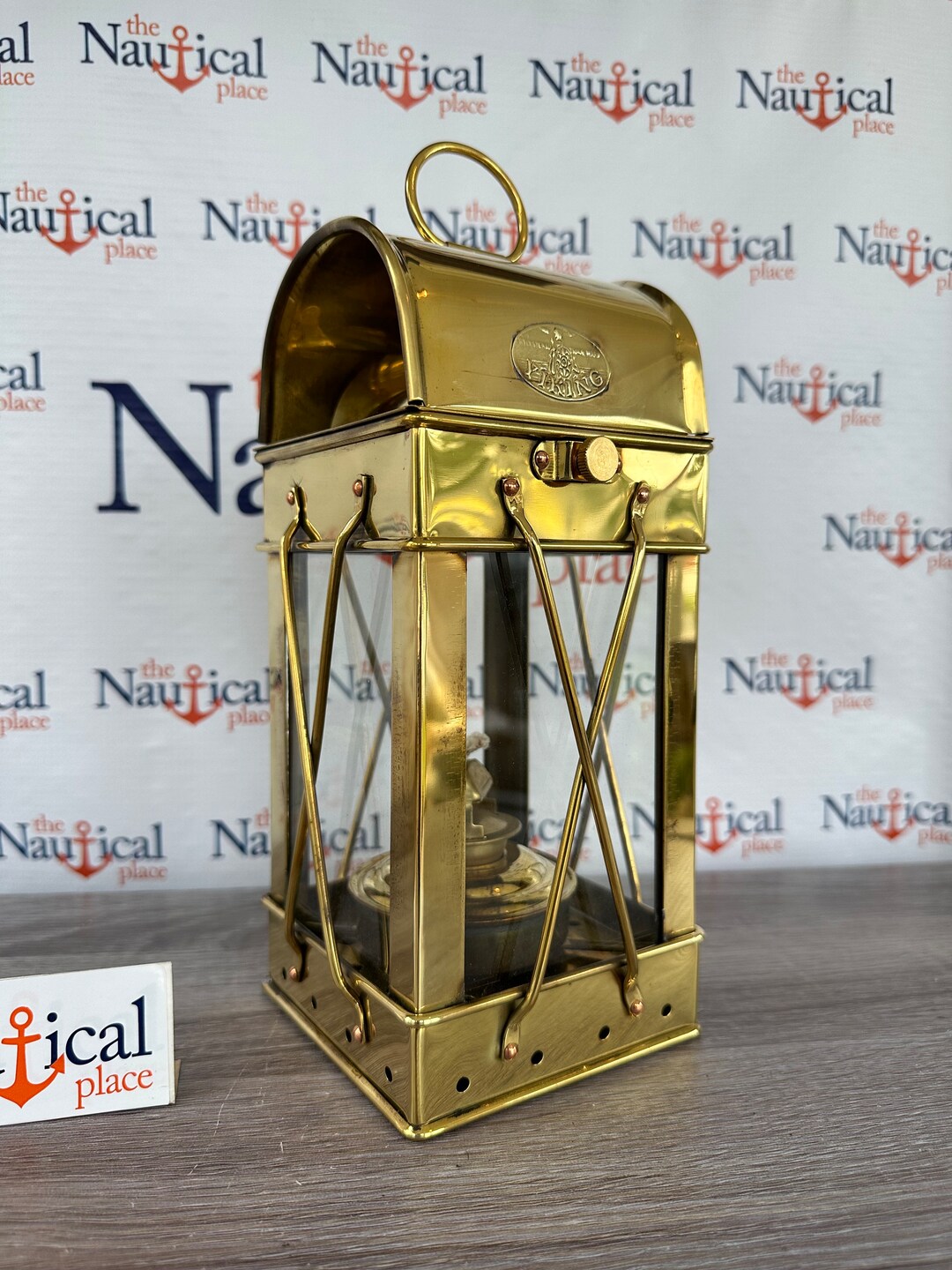 Vintage Brass Ship Lantern Polished Finish Nautical Oil Lamps Boat ...