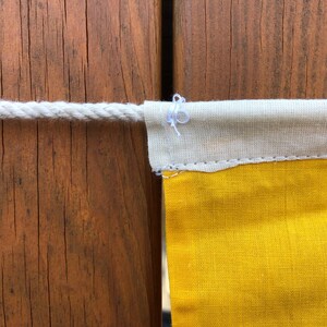 Nautical Signal Code Flag Set on String - Set of 40 Hand Sewn, Double ...