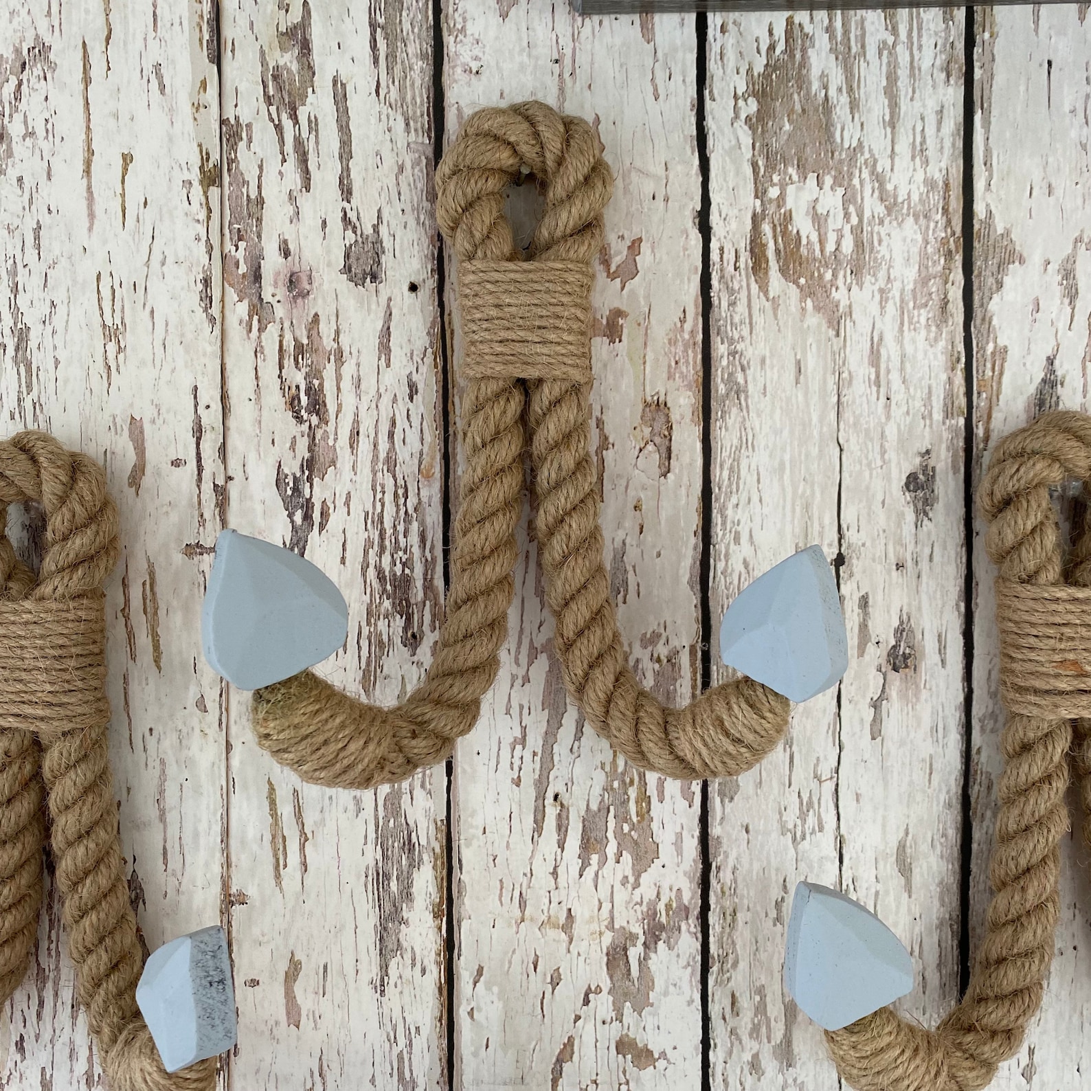 Anchor Jute Rope Wall Hook Towel Hanger Coat Hat Key - Etsy