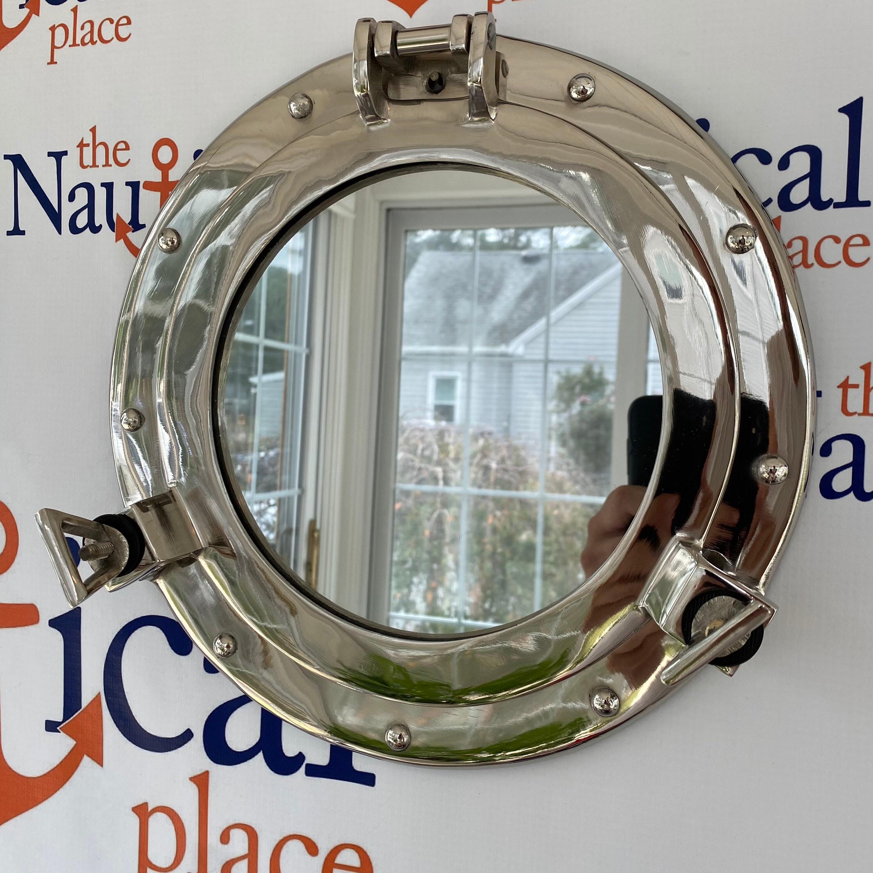 11 Chrome / Silver Finish Porthole Mirror - Nautical Wall Mirror Decor ...