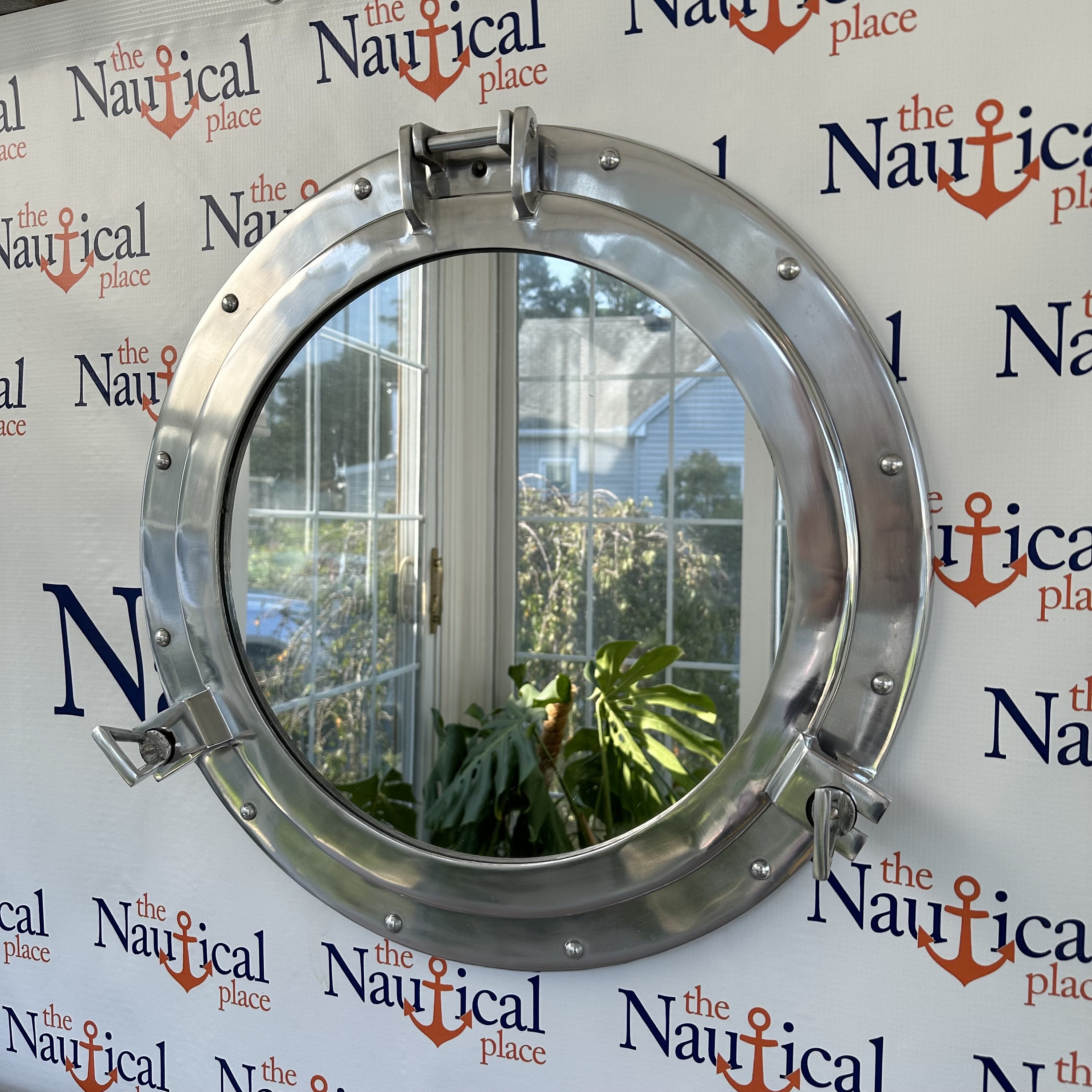 20 Silver, Chrome Finish Porthole Mirror - Nautical Wall Decor - Large ...