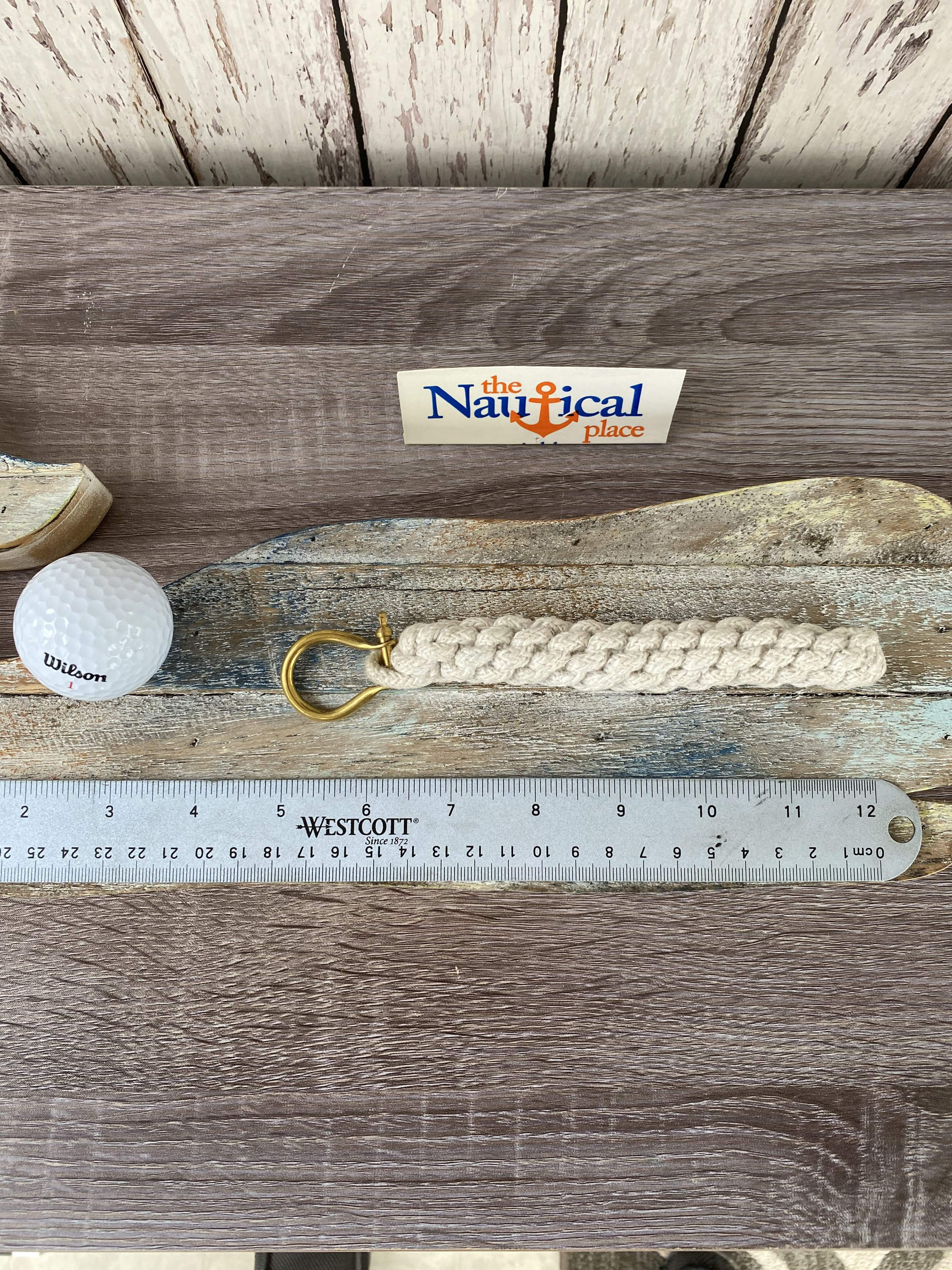 Rope Bell Pull w/ Brass Shackle - Braided Knot Lanyard - Hand Tied ...