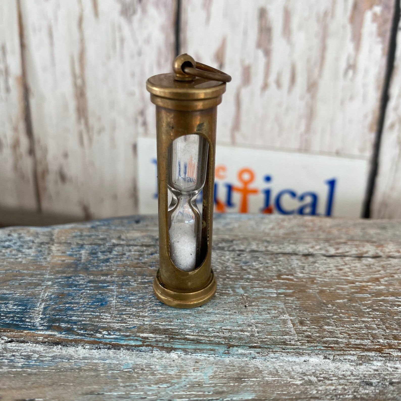 Antique Finish Brass Hourglass Sand Timer W/ Optional 27 - Etsy