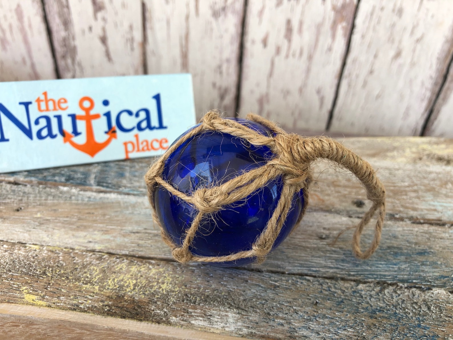 2" Cobalt Blue Glass Fishing Floats- Nautical Coastal Beach Decor ...