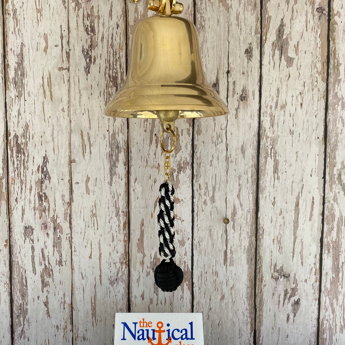 Rope Bell Pull W/ Monkey Fist Knot Ball - Braided Knot Lanyard - Hand ...