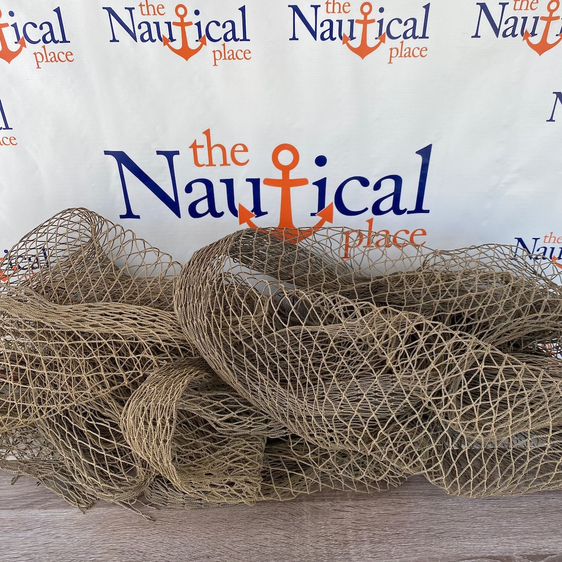 Real Fish Net 10 Ft X 10 Ft KNOTLESS Vintage Used - Etsy