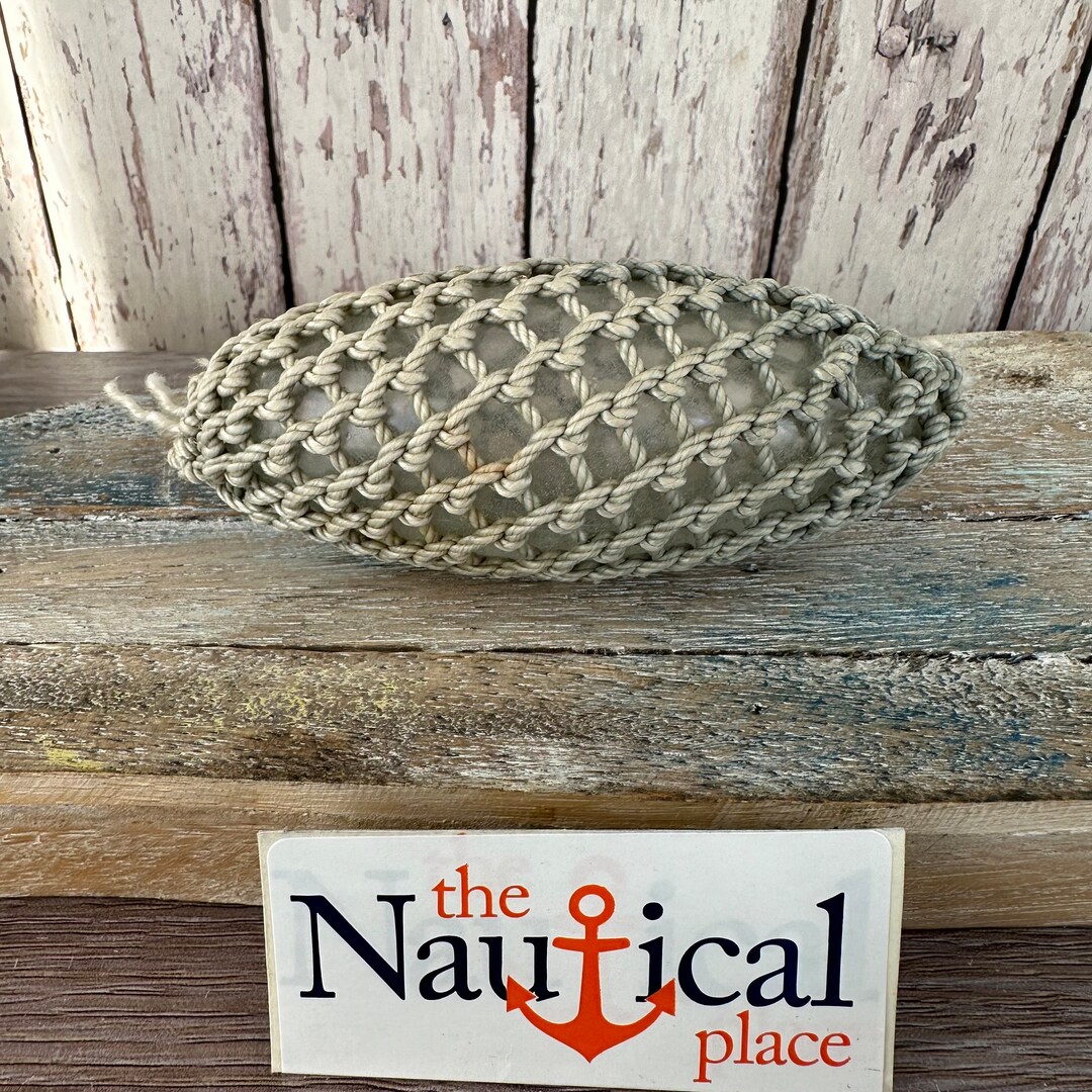 Norwegian Glass Fishing Float, Stokksund Egg Bullet Float, Authentic ...