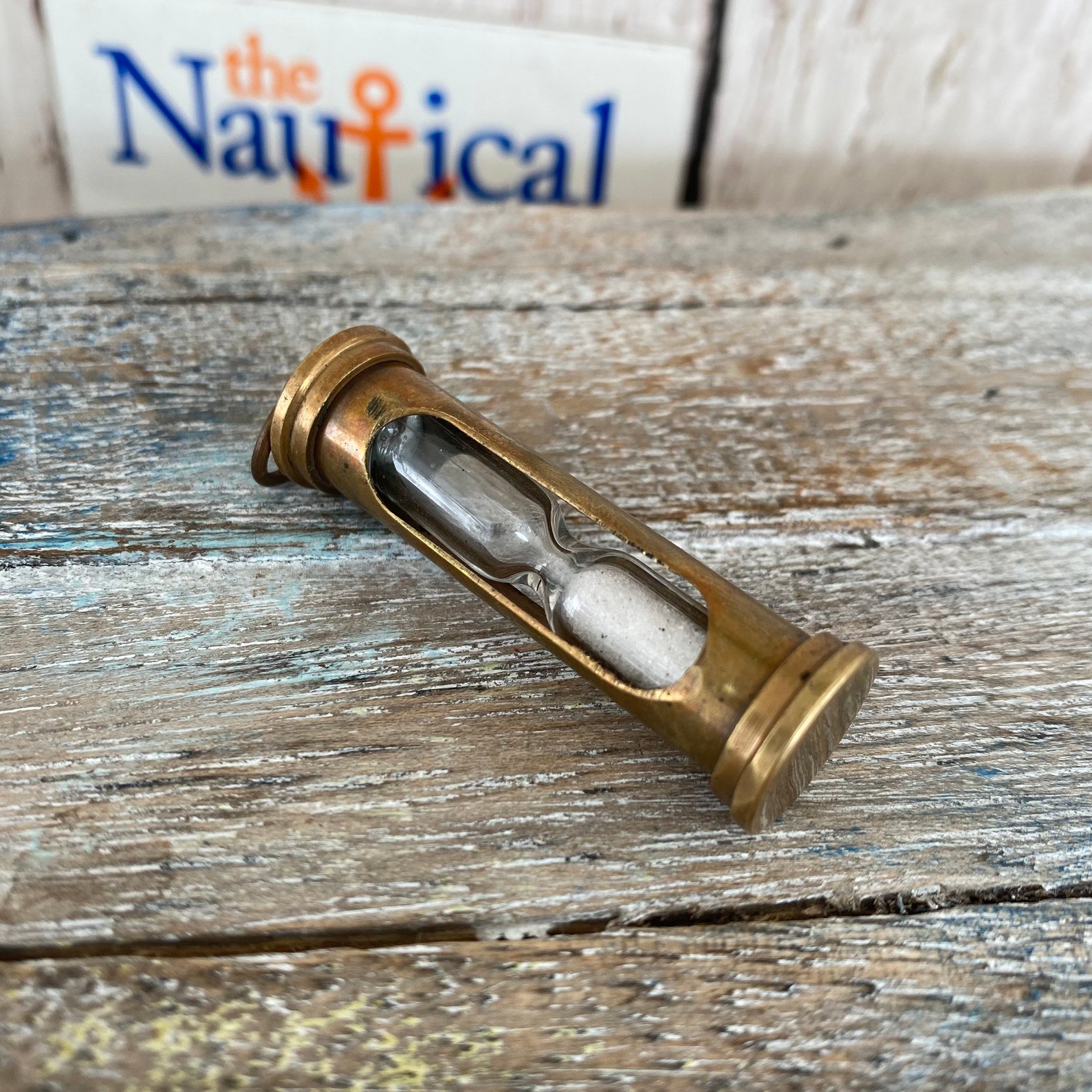 Antique Finish Brass Hourglass Sand Timer W/ Optional 27 - Etsy