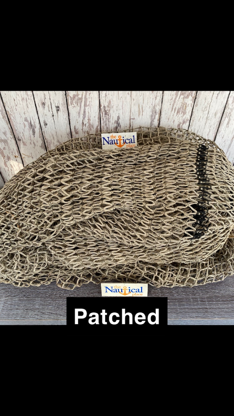 15ft X 15ft Large Heavy Knotted Fish Net Cut From Real Commercial ...