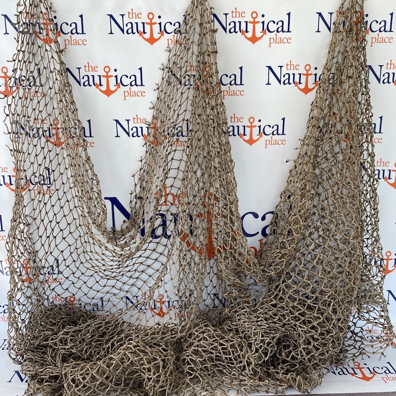 Authentic Fish Net Cut From Real Commercial Fishing Nets - 15 Ft X 15 ...