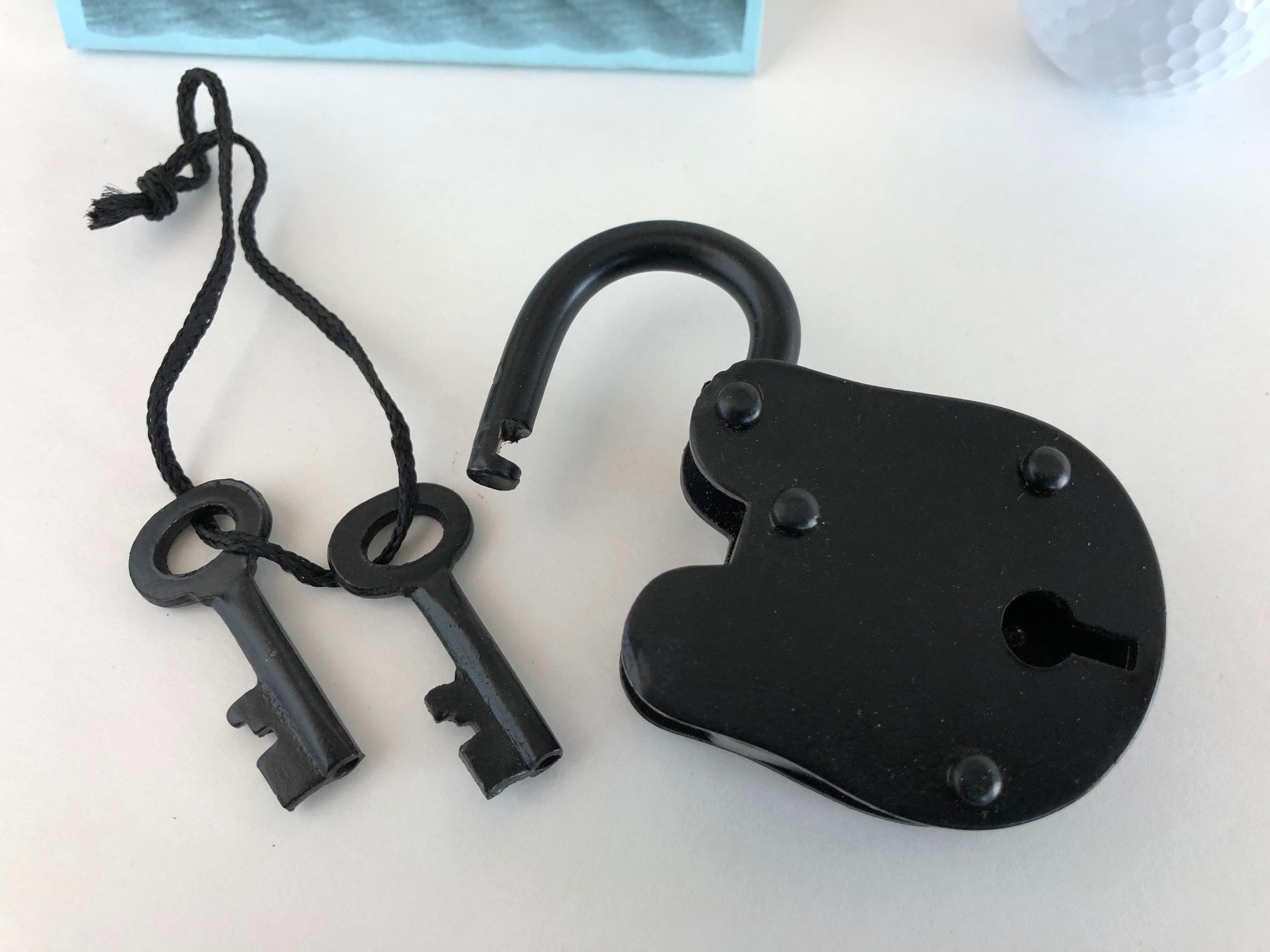 Old Style Lock and Keys Vintage Antique Style Police | Etsy