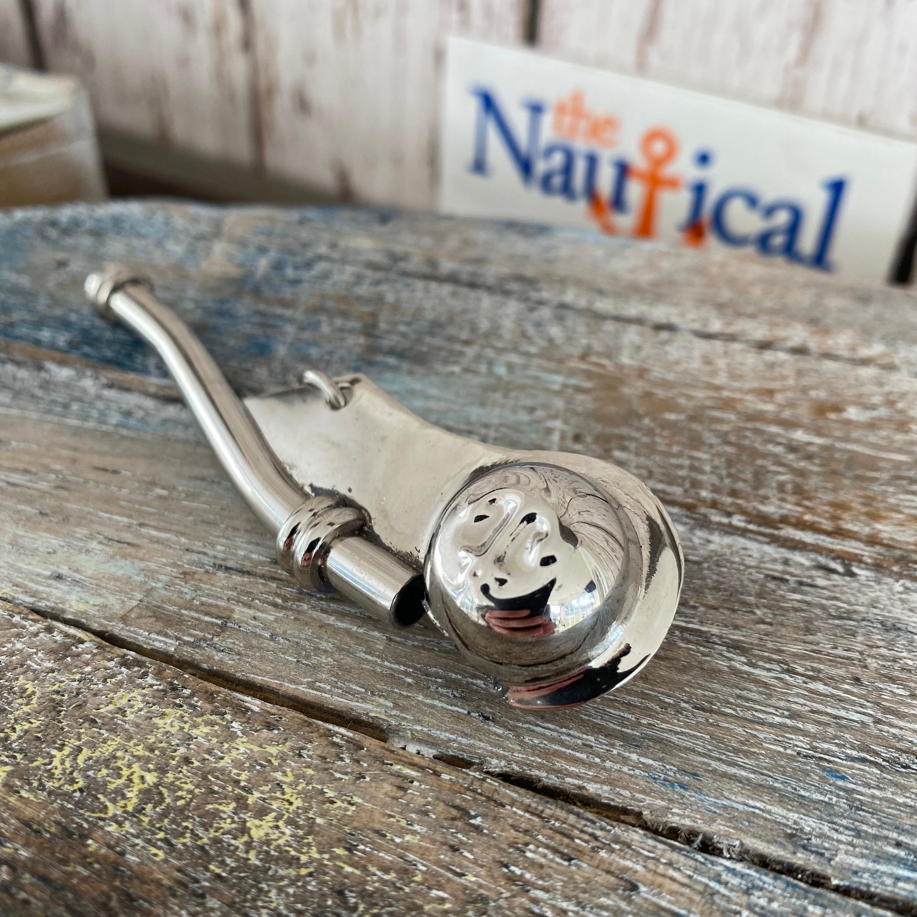Silver Finish Brass Boatswain Whistle W/ Optional 27 - Etsy