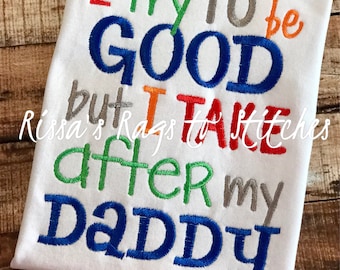 Take After My Daddy | Etsy