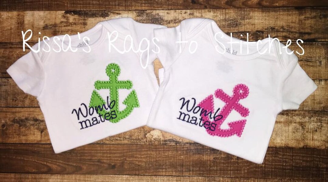 TWINS Womb Mates Onesies - Etsy