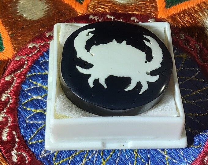 Ro Purser Soft Glass Crab Murrine ~ Large, Rare Slice of Millefiori ...