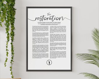 Lds Restoration Art - Etsy