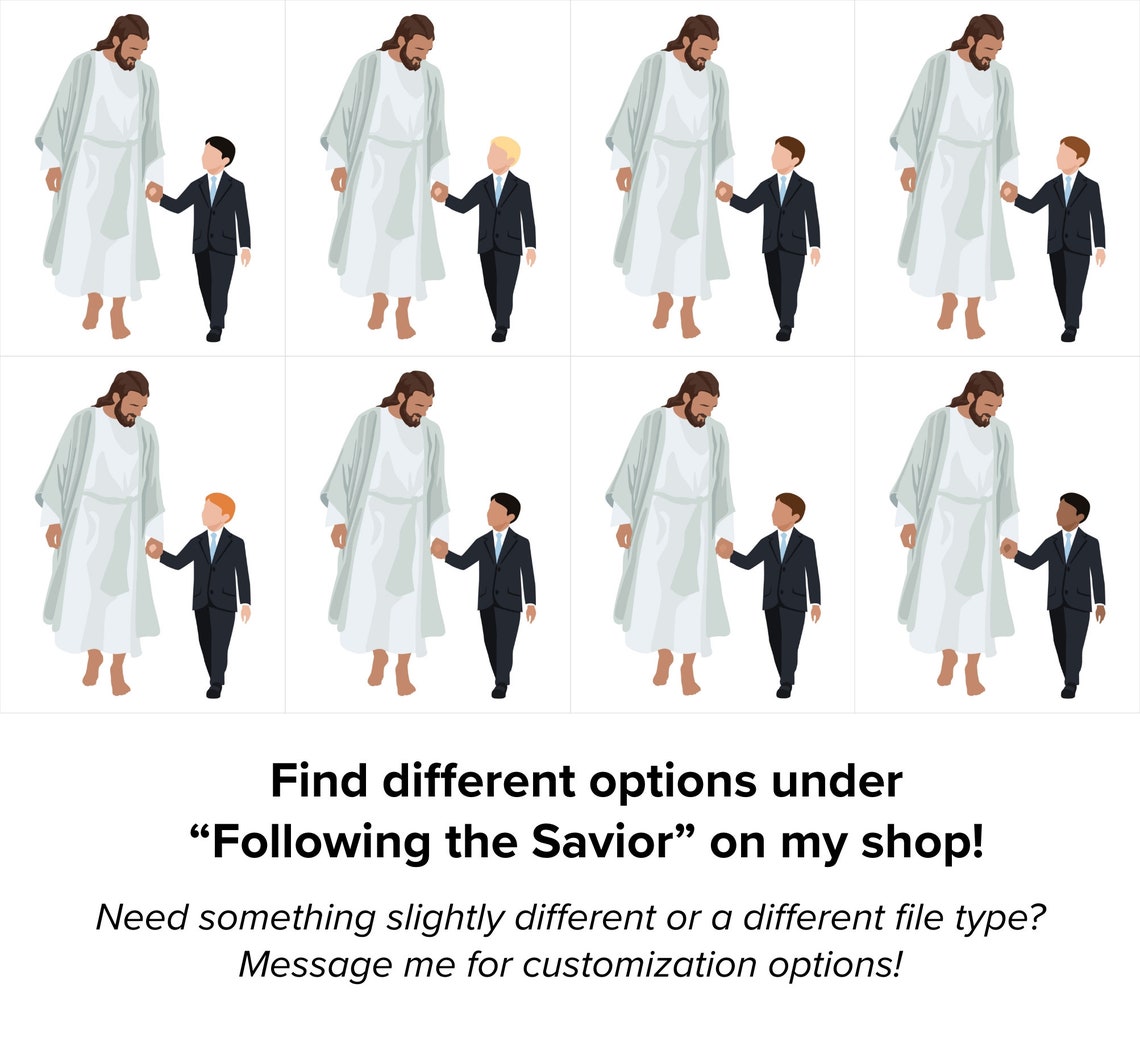 Jesus Christ Artwork, LDS Baptism, Following the Savior, Primary ...