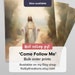 Jesus Christ Artwork, Digital Download, "come Follow Me," Christian Art ...