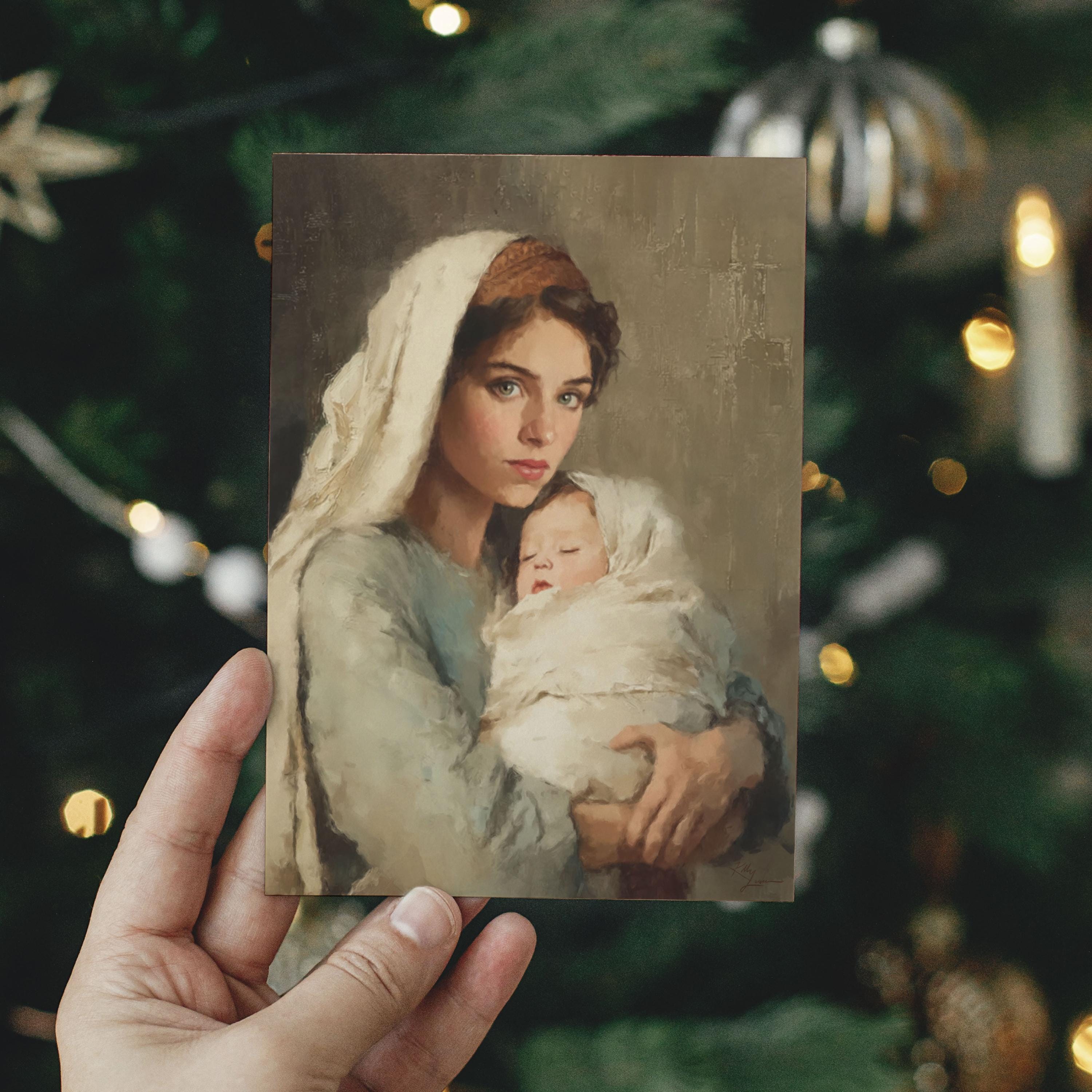 Nativity Christmas Card Prints | Bulk Discount | LDS Christian Art ...