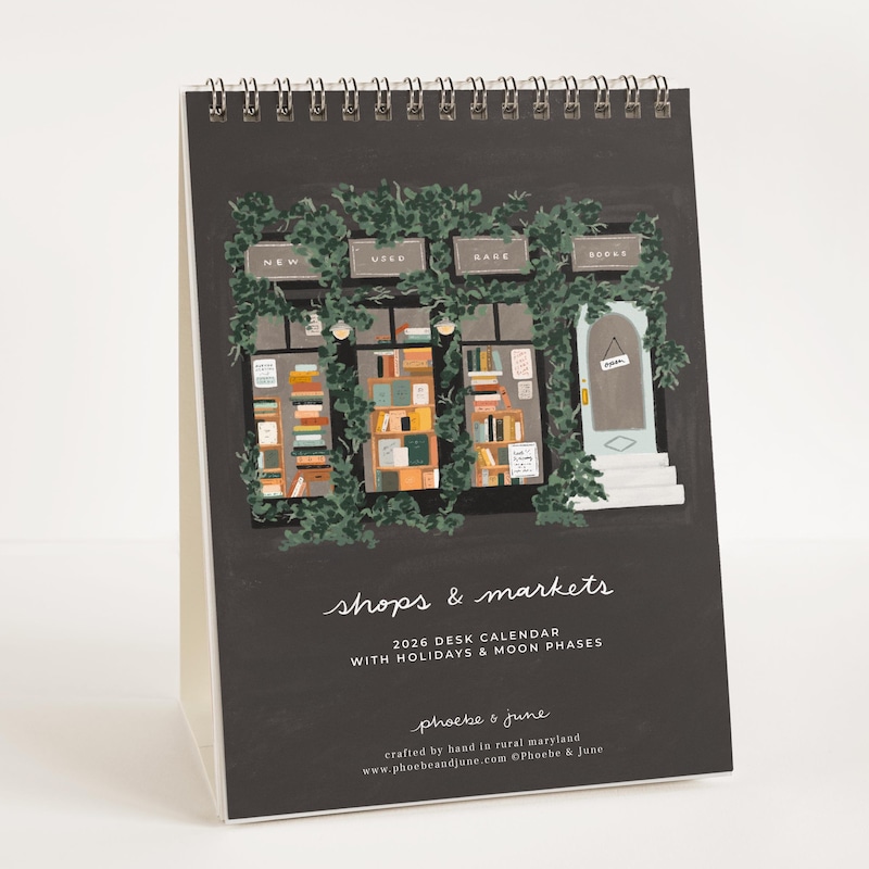 Small Desk Calendar 2026 - Etsy