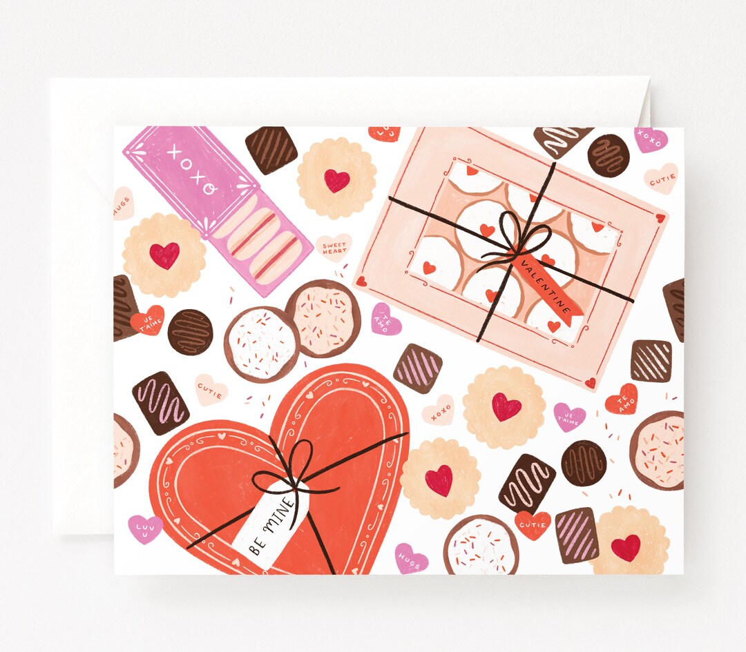 Valentine's Day Cards : Valentine's Sweets and Candy - Etsy