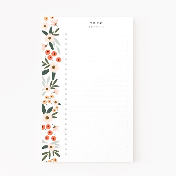 To Do List Pad - Etsy