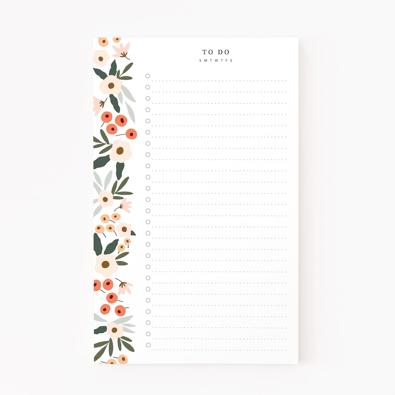 To Do List Pad - Etsy